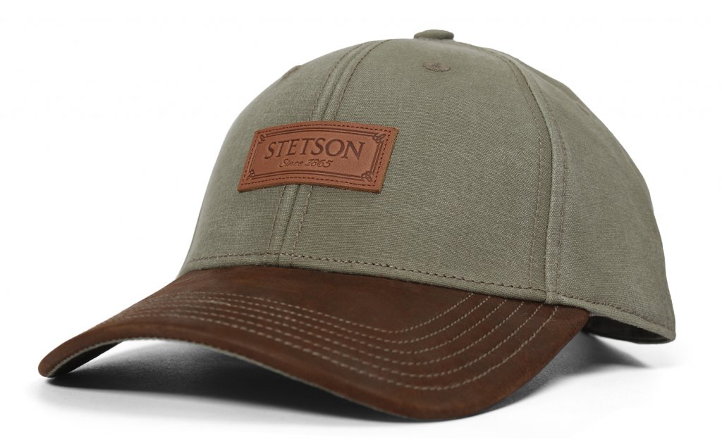 Caps - Stetson Baseball Cap Cotton (olive) - Hatroom.nl